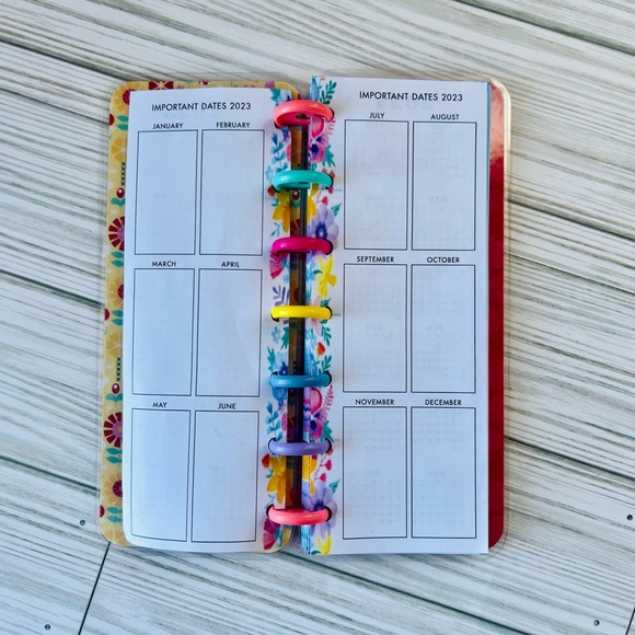Hand Crafted | Office | Happy Planner Skinny Mini Size Weekly Layout ...